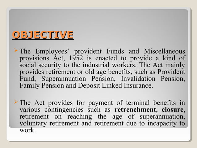 Provident fund ppt | PPT