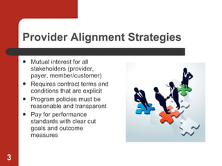 Provider alignment | PPT