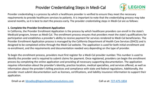 Provider Credentialing Steps in Medi-Cal.pptx