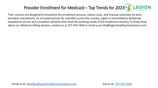 Provider Enrollment for Medicaid – Top Trends for 2023.pdf