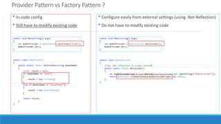Provider pattern practices | PPT
