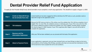 Practical Steps for Managing Provider Relief Fund Distributions | PPT