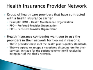 Providers in U.S Healthcare | PPTX