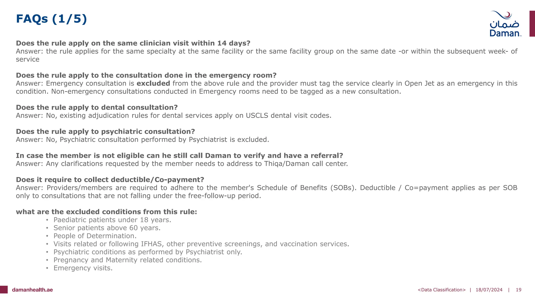 Provider training_2nd _Addendum 41 to DOH Claims & Adjudication Rules ...
