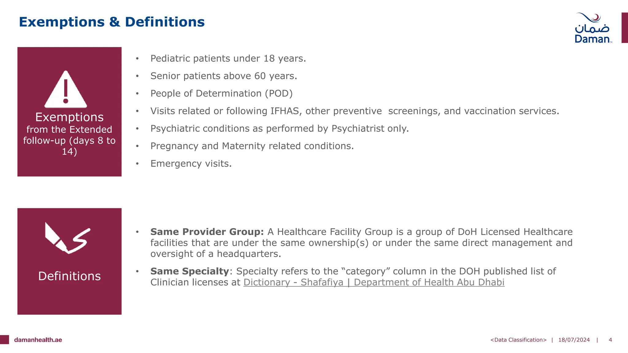 Provider training_2nd _Addendum 41 to DOH Claims & Adjudication Rules ...