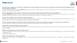 Provider training_2nd _Addendum 41 to DOH Claims & Adjudication Rules ...