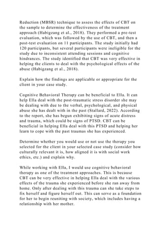 Provide the reference for the study you found using APA guidelines | DOCX