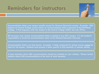 Providing accommodations for students with disabilities | PDF