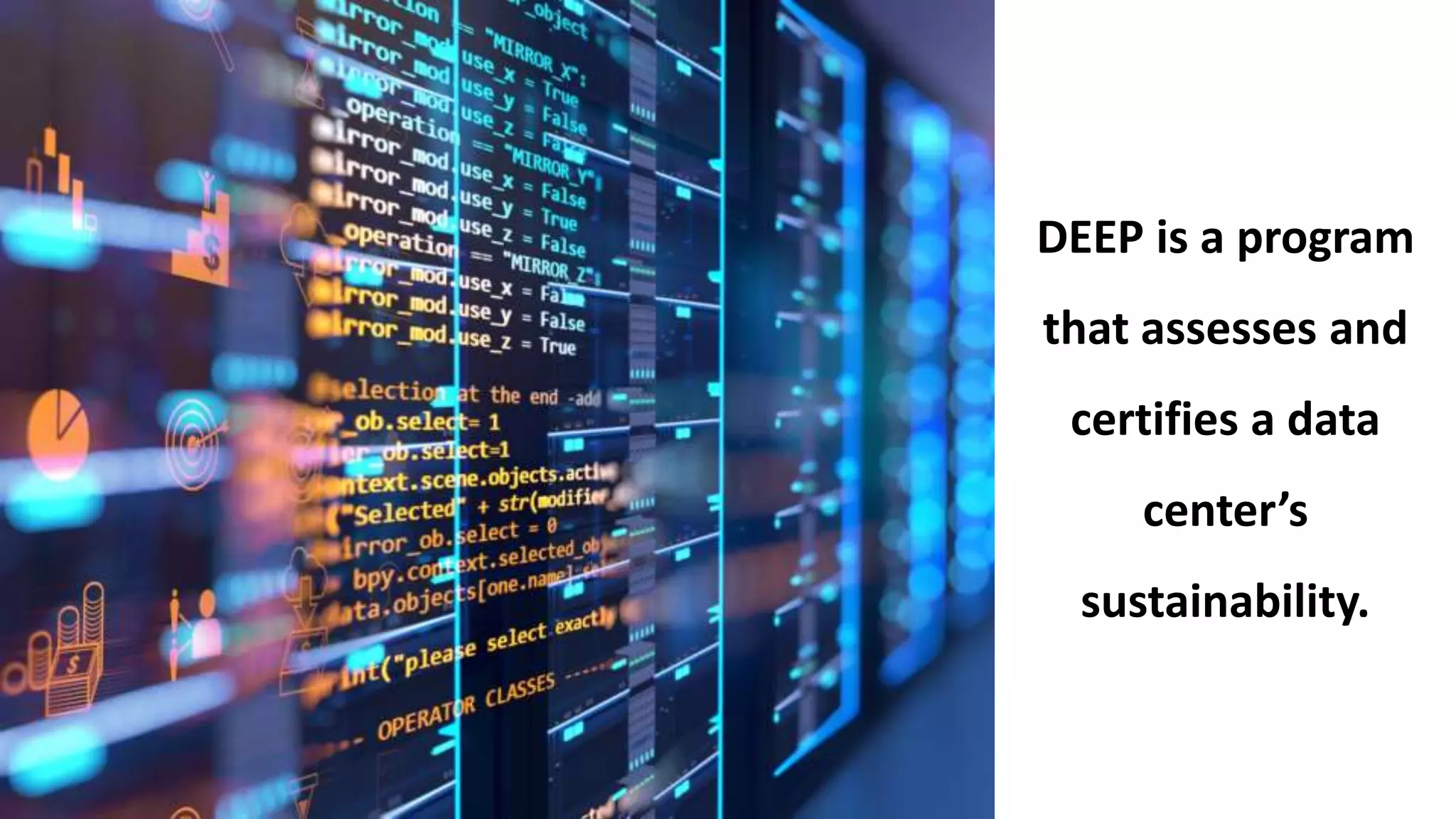 Providing Data Center Assessment At DEEP | PPT