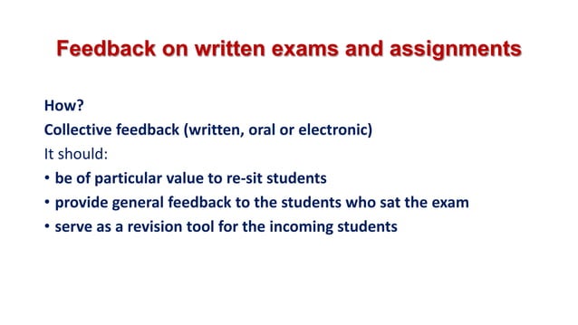 Providing effective feedback in medical education | PDF | Educational ...