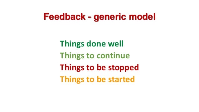 Providing effective feedback in medical education