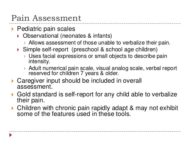 Pediatric Pain Reduction
