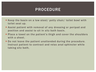 PROVIDING SITZ BATH.pptx
