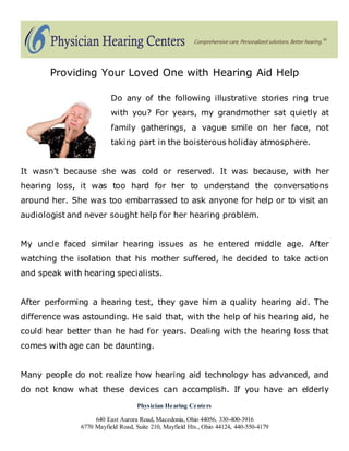 Hearing Aid Help | PDF