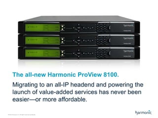 The New Choice for High Quality, General Purpose Video Distribution ...