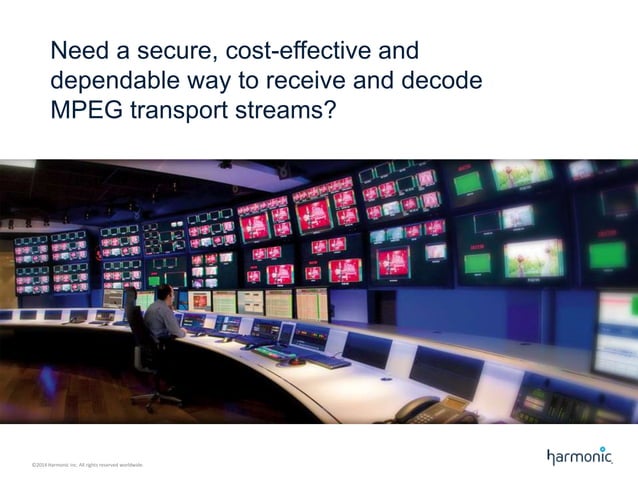 The New Choice for High Quality, General Purpose Video Distribution ...