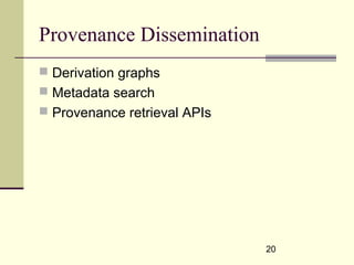 Provinance in scientific workflows in e science | PPT