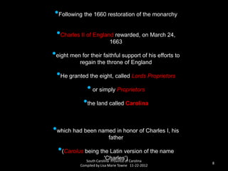 Province Of Carolina | PPSX