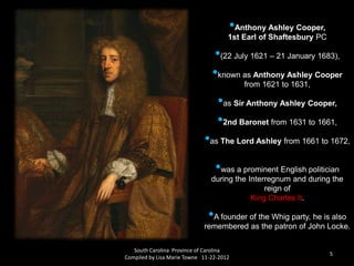Sir John Colleton 1st Baronet
