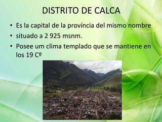 Provincia de calca | PPTX