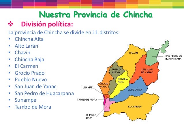 PROVINCIA DE CHINCHA