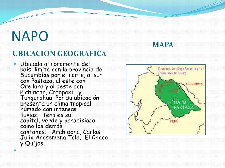 Provincia del napo