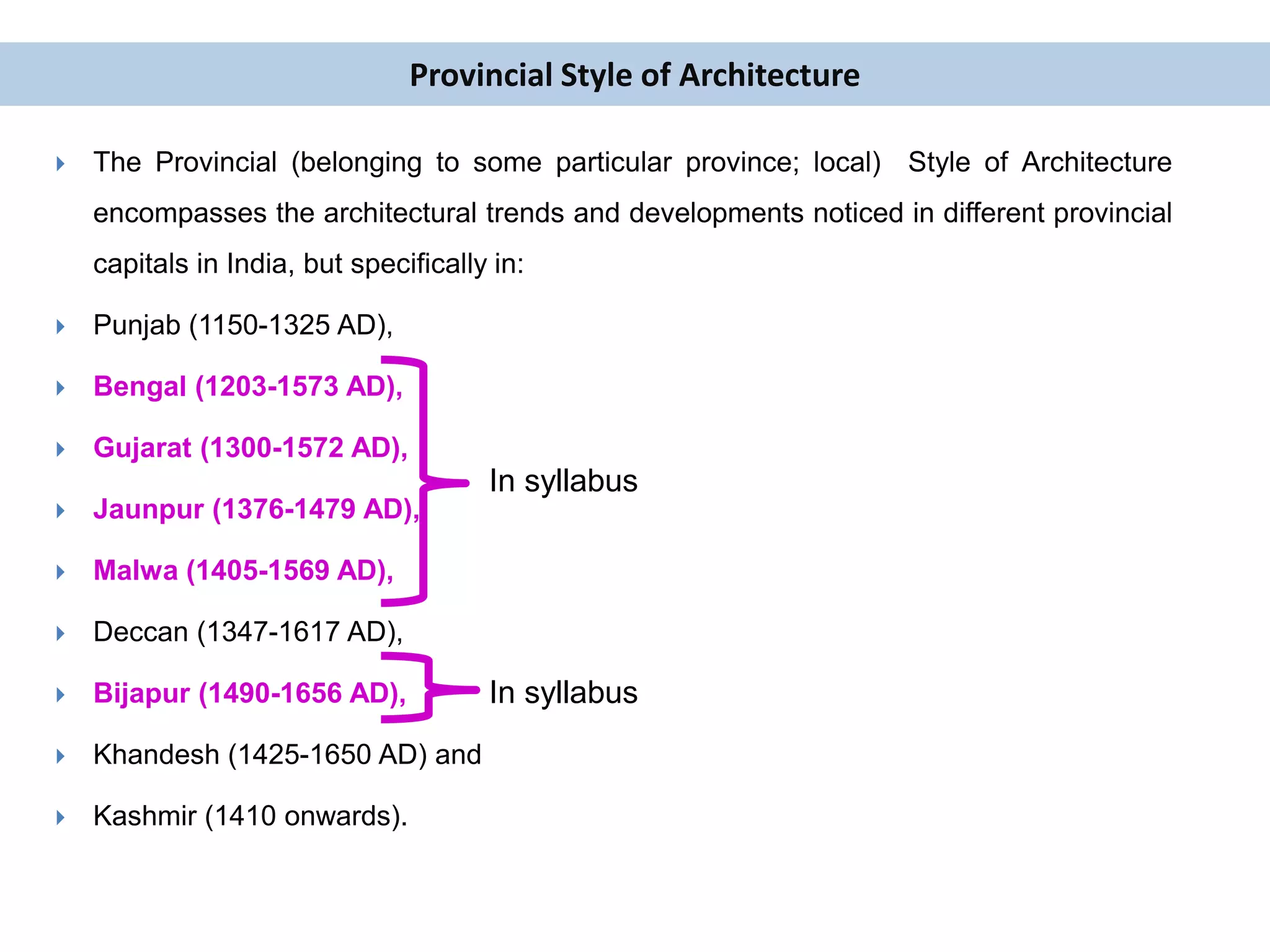 Provincial architecture | PPSX