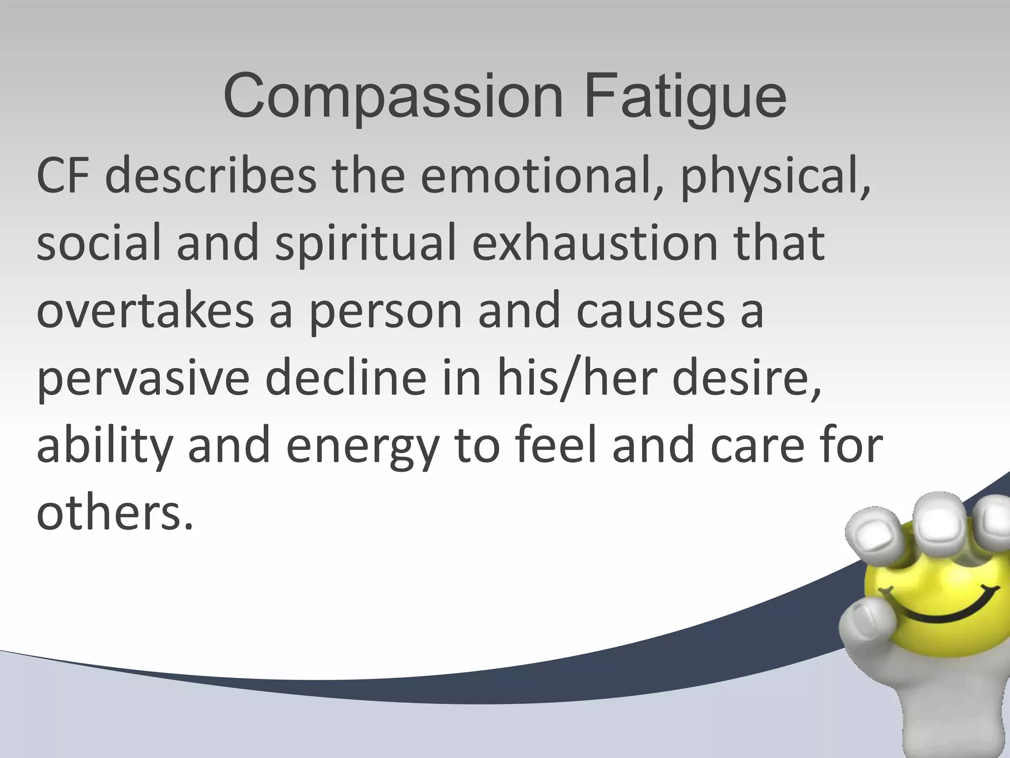 compassion fatigue | PPTX