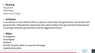 Provincial Ombudsman (mohtasib) Sindh | PPTX