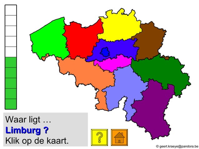 Provincies en hoofdsteden oefenen | PPT