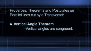 PROVING-PROPERTIES-OF-PARALLEL-LINES-CUT-BY-TRANSVERSAL.pptx