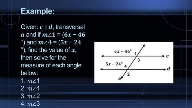 PROVING-PROPERTIES-OF-PARALLEL-LINES-CUT-BY-TRANSVERSAL.pptx ...