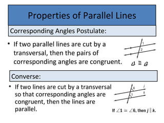Proving lines are parallel | PPT