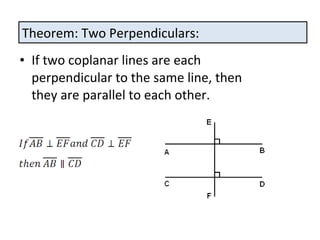 Proving lines are perpendicular | PPT