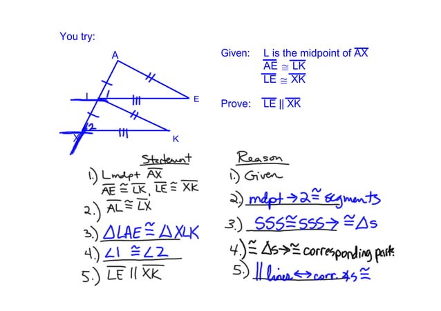 Proving Lines Parallel | PPT