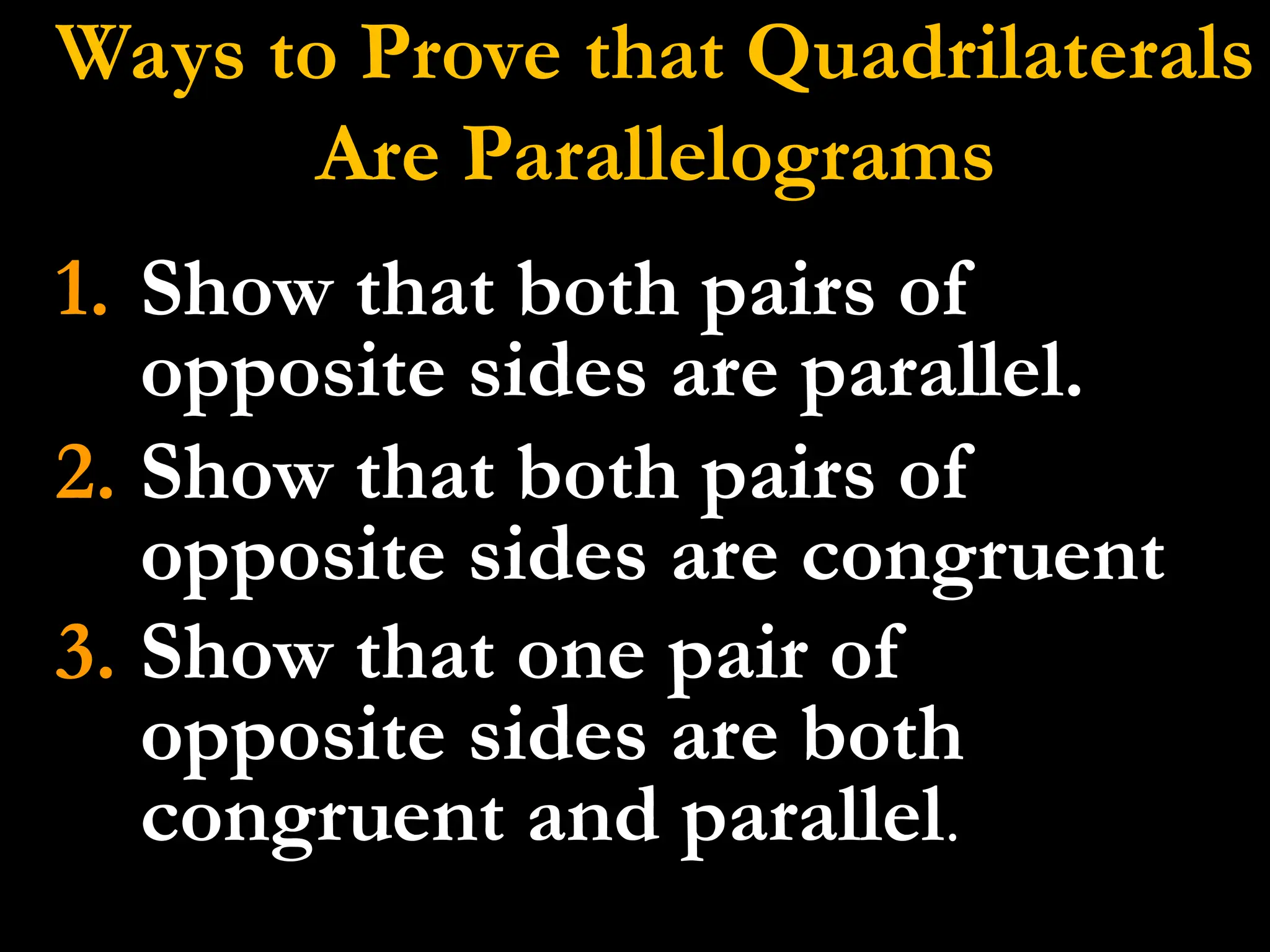 Proving Parallelogram for Grade 9 Students | PPT