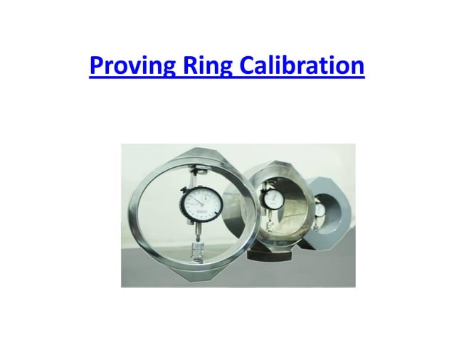 Proving Ring Calibration | PDF | Physics | Science