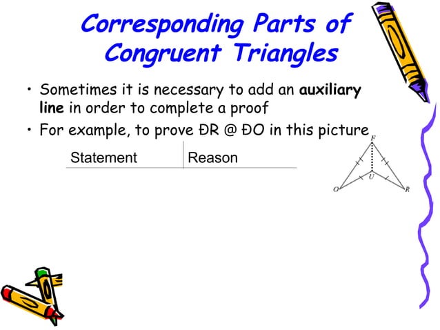 Proving Triangle Congruence Proof in mathematicss.ppt