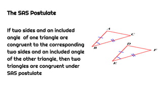Proving triangle congruency | PPTX