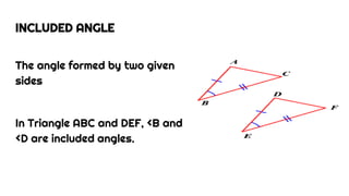 Proving triangle congruency | PPTX
