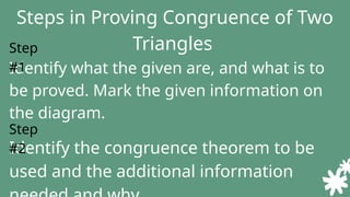 Proving Triangles are Congruence Mathematics .pptx