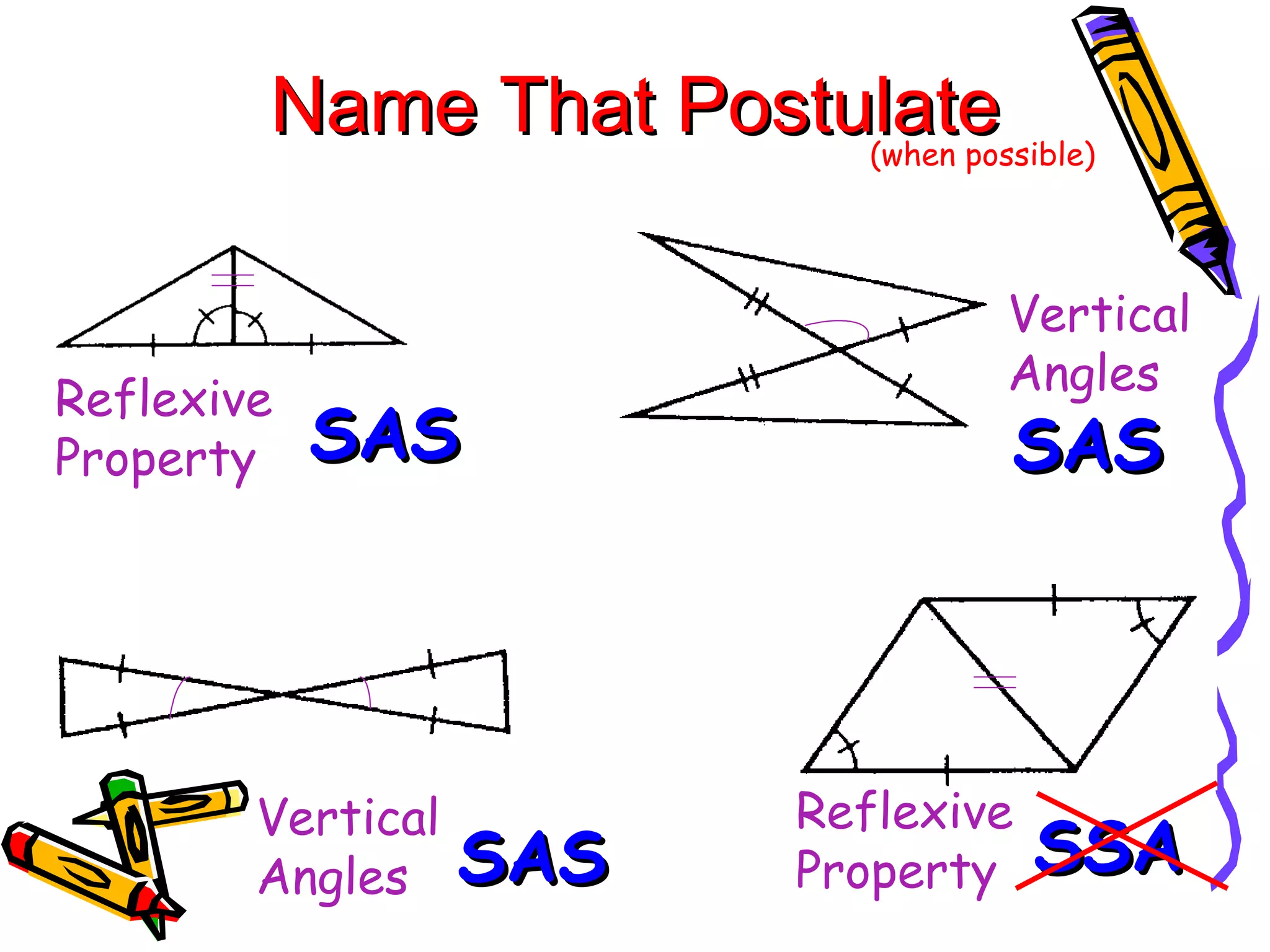 Proving Triangles Congruent Sss, Sas Asa | PPT