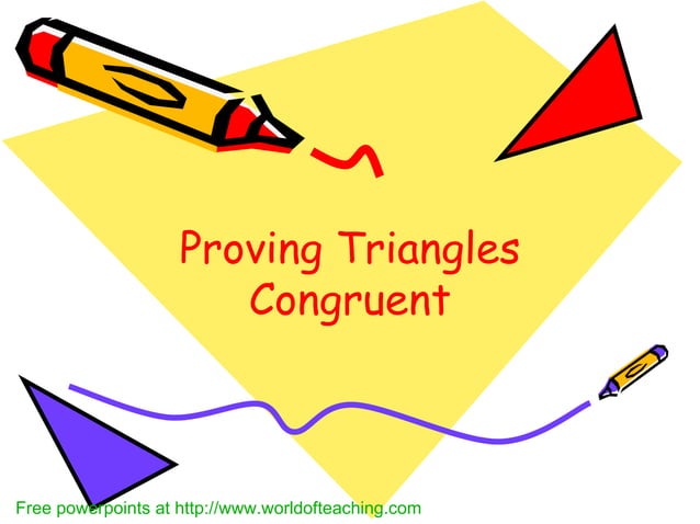 Proving Triangles Congruent Sss, Sas Asa | PPT | Geography | Science