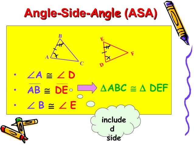 Proving Triangles Congruent Sss, Sas Asa | PPT | Geography | Science