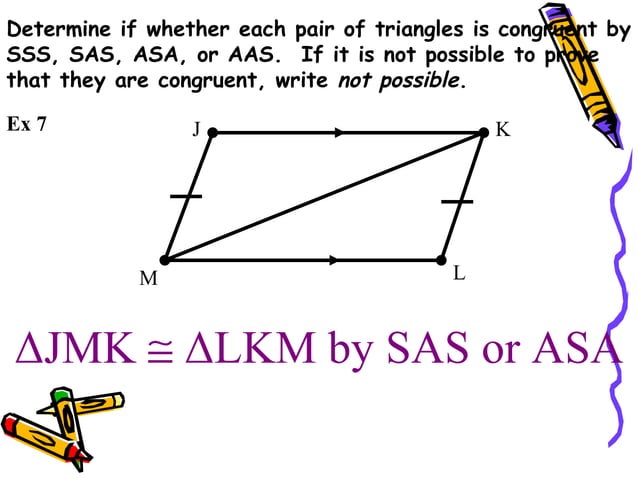 Proving Triangles Congruent Sss, Sas Asa | PPT | Geography | Science