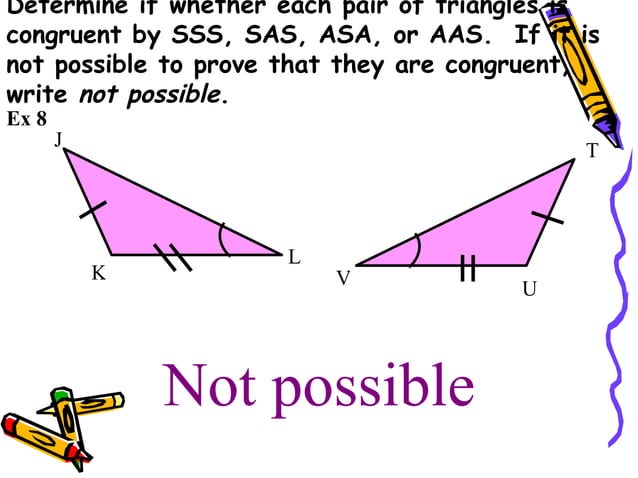 Proving Triangles Congruent Sss, Sas Asa | PPT | Geography | Science