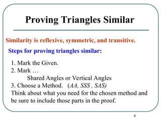 Comprehensive Guide to Proving Triangle Similarity Using AA, SSS, and ...
