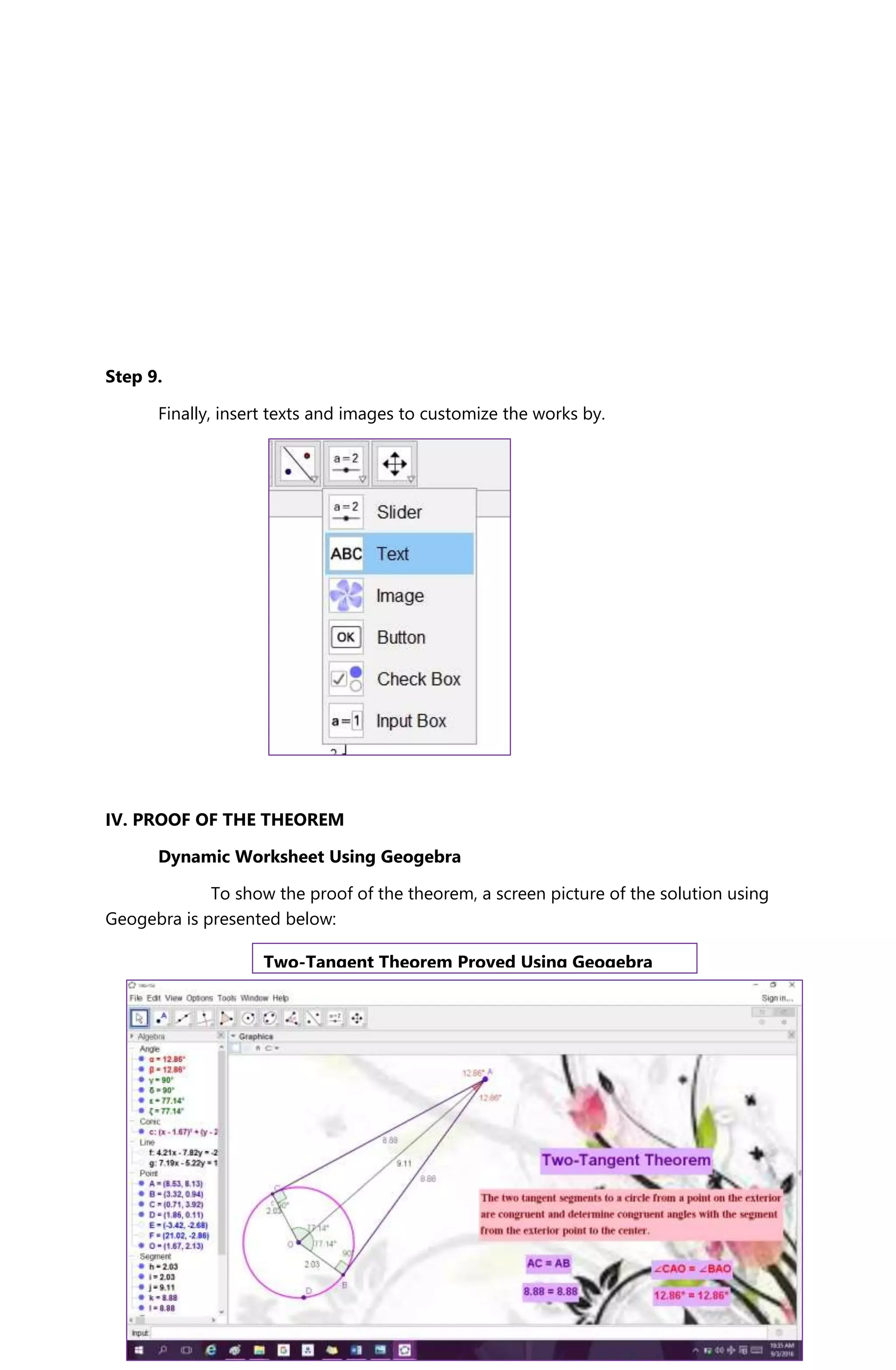 proving two-tangent theorem using geogebra.docx