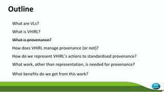 Standard Provenance Reporting and Scientific Software Management in ...