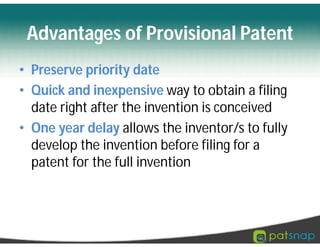 Provisional Patent Application | PDF